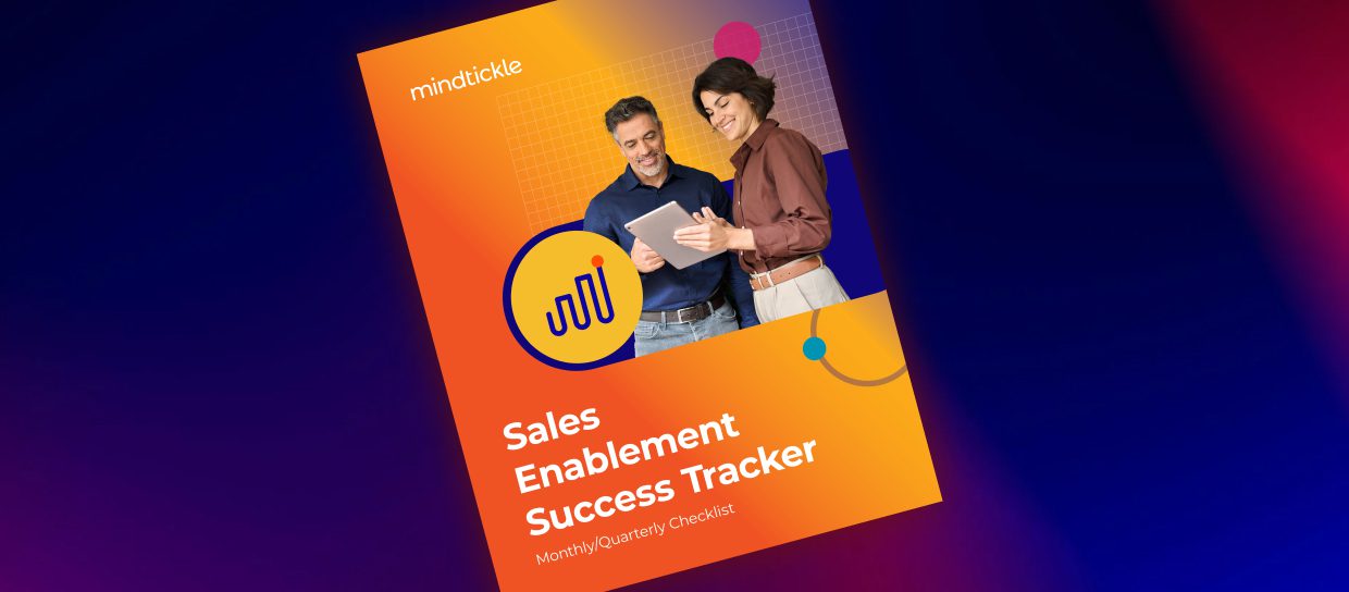 Sales Enablement Success Monthly & Quarterly Tracker | Mindtickle